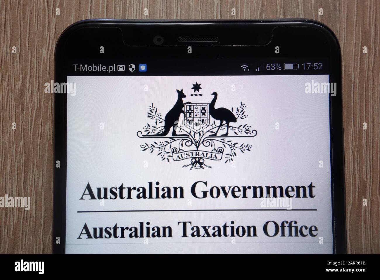 Australian Government - Australian Taxation Office logo displayed on a ...