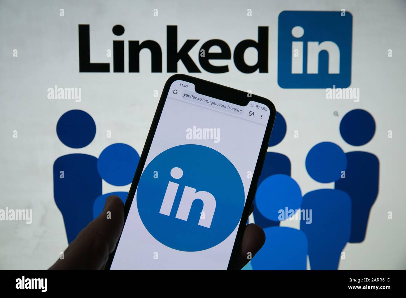 LinkedIn employment service Stock Photo - Alamy