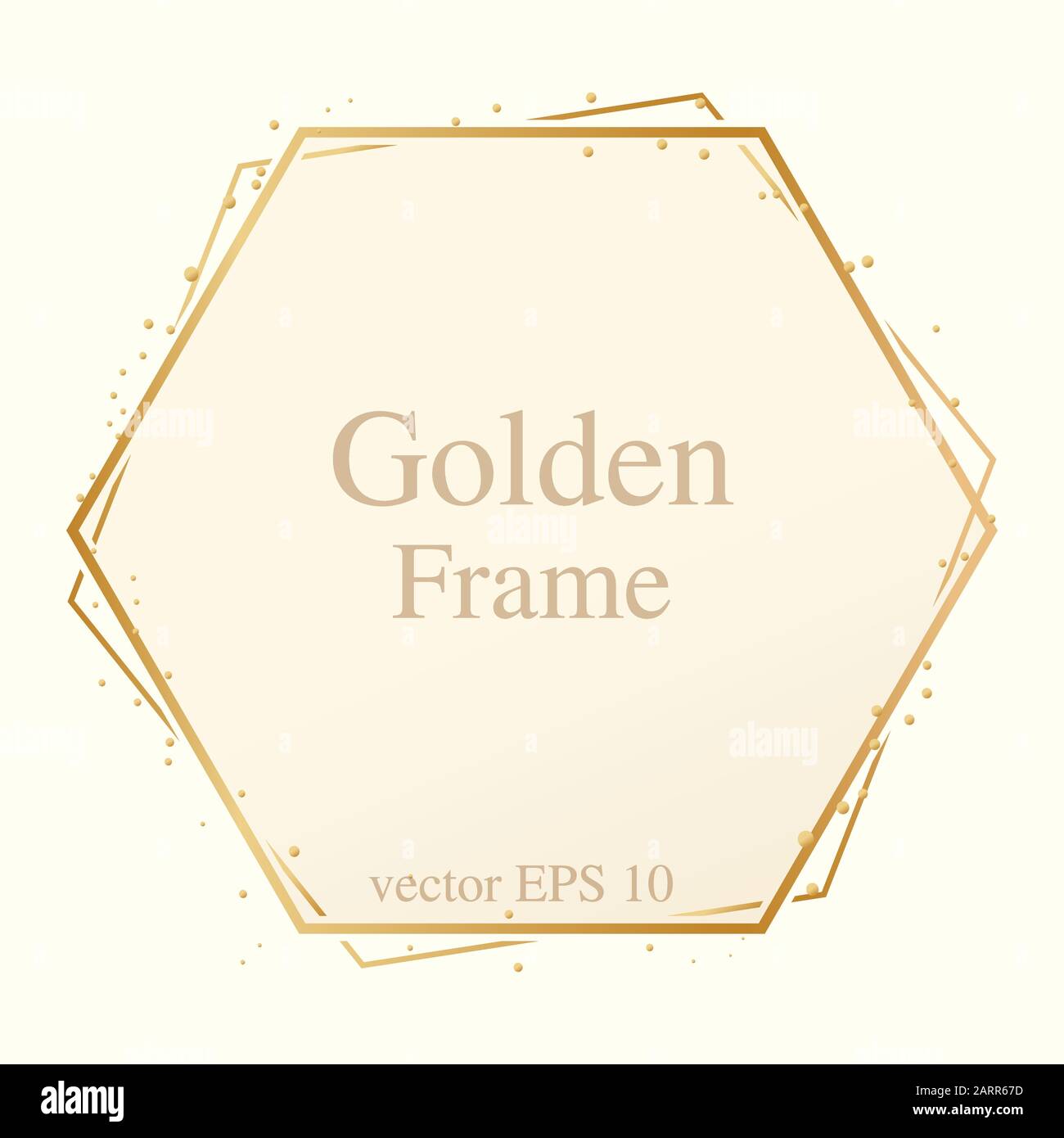 Flowers geometric polygonal frame. Vintage art decors. Elegant, trendy ...