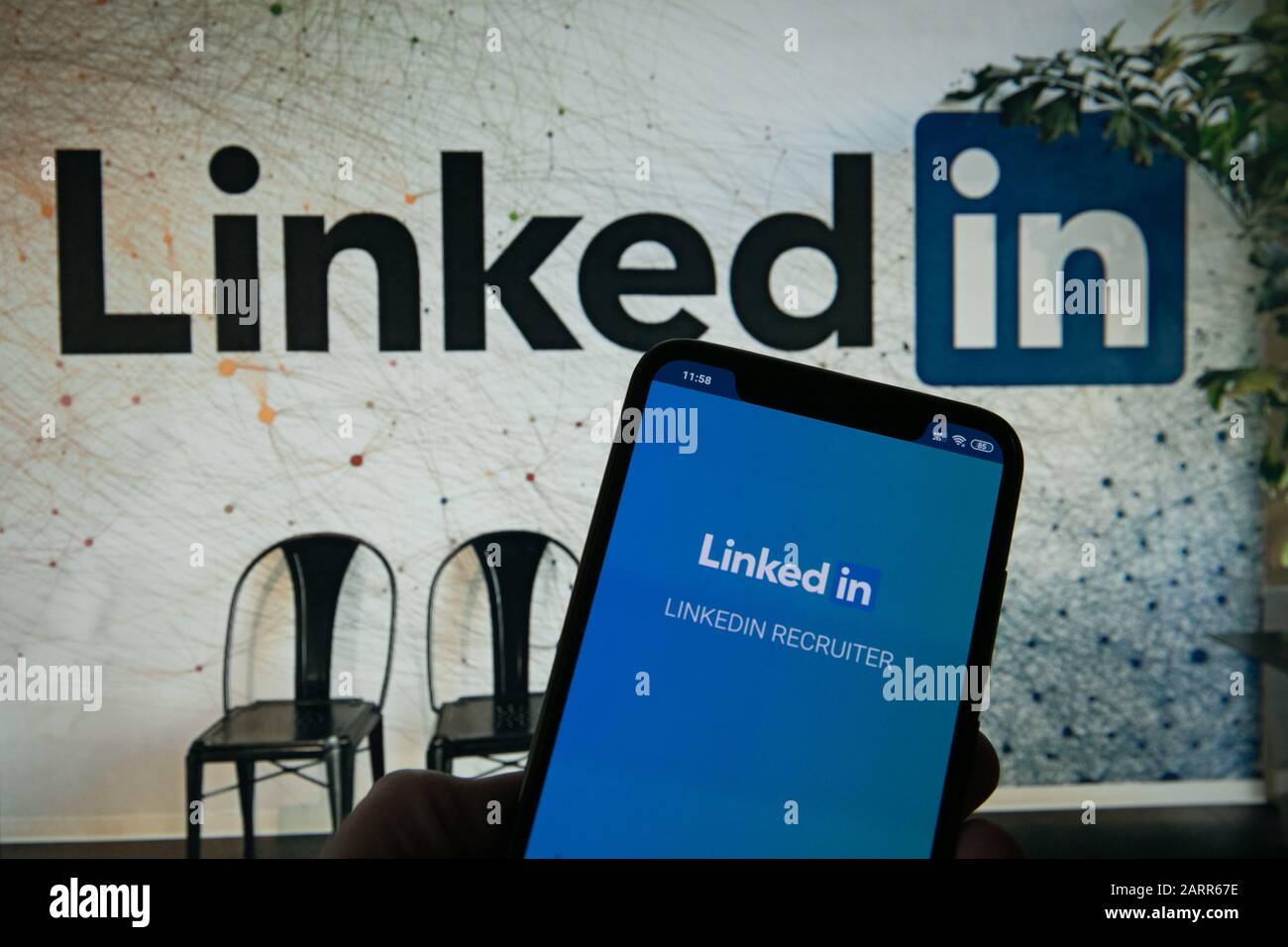 LinkedIn employment service Stock Photo - Alamy