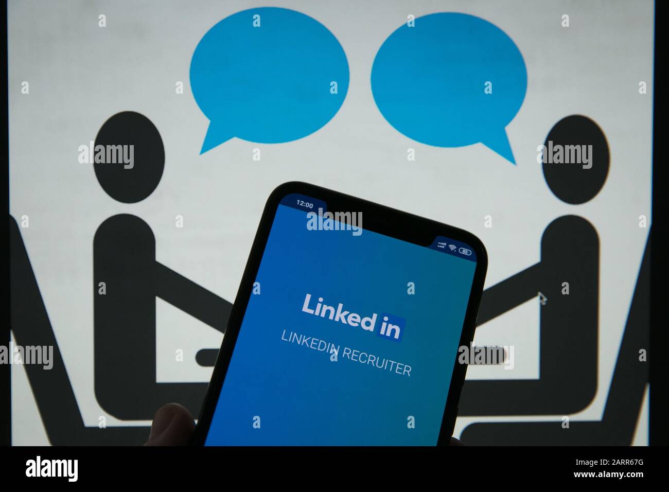 LinkedIn employment service Stock Photo - Alamy