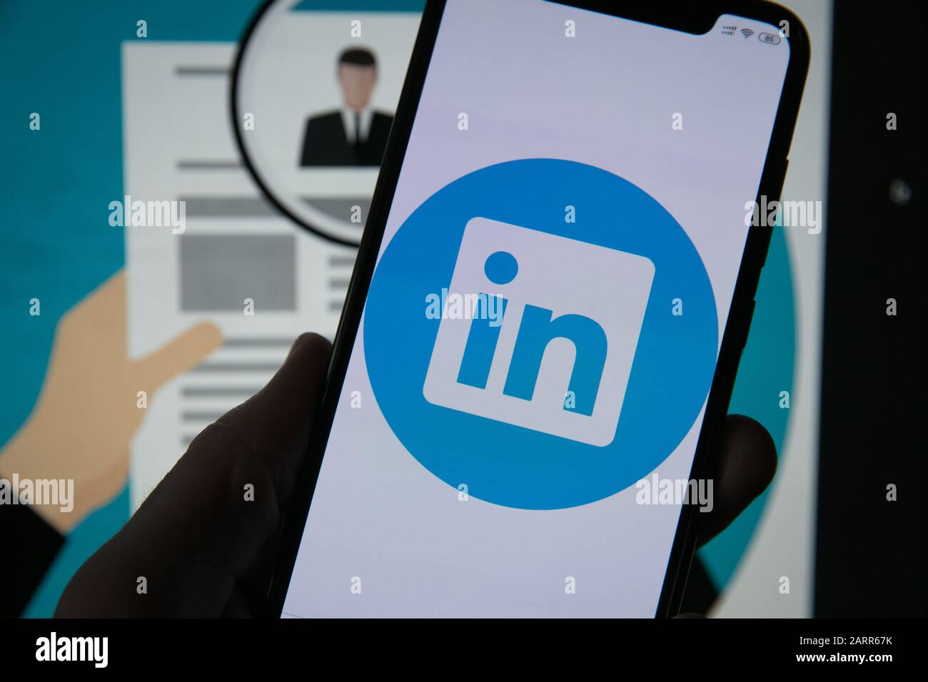 LinkedIn employment service Stock Photo - Alamy
