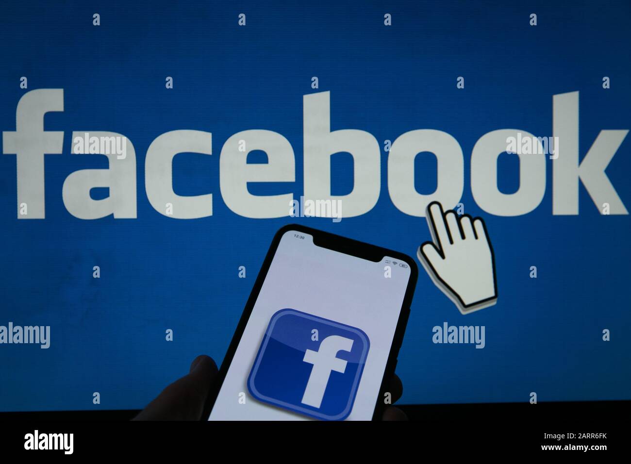 Facebook social network Stock Photo - Alamy