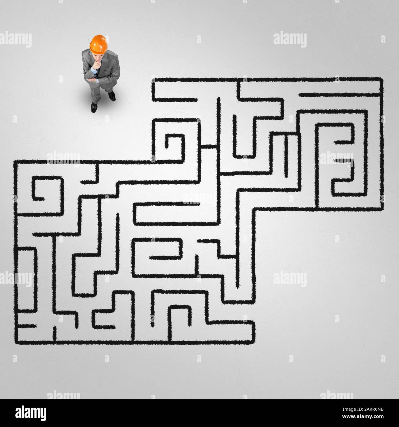 Finding right problem solution Stock Photo - Alamy