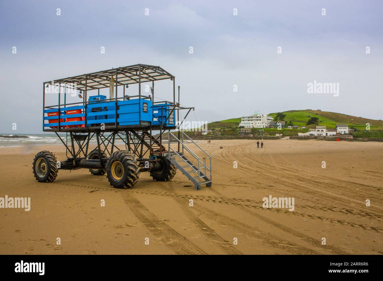 Burgh island sea tractor hi-res stock photography and images - Alamy