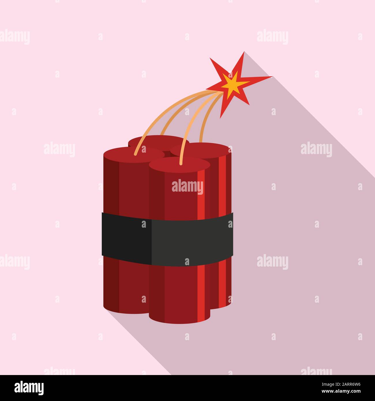 Dynamite icon. Flat illustration of dynamite vector icon for web design ...