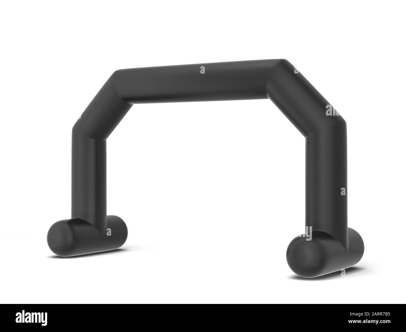 Inflatable promotion arch mock up. 3d illustration isolated on white ...