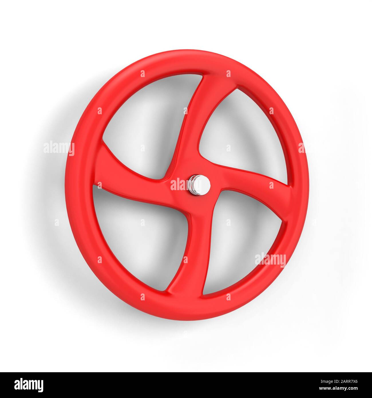 Valve wheel. 3d illustration isolated on white background Stock Photo ...