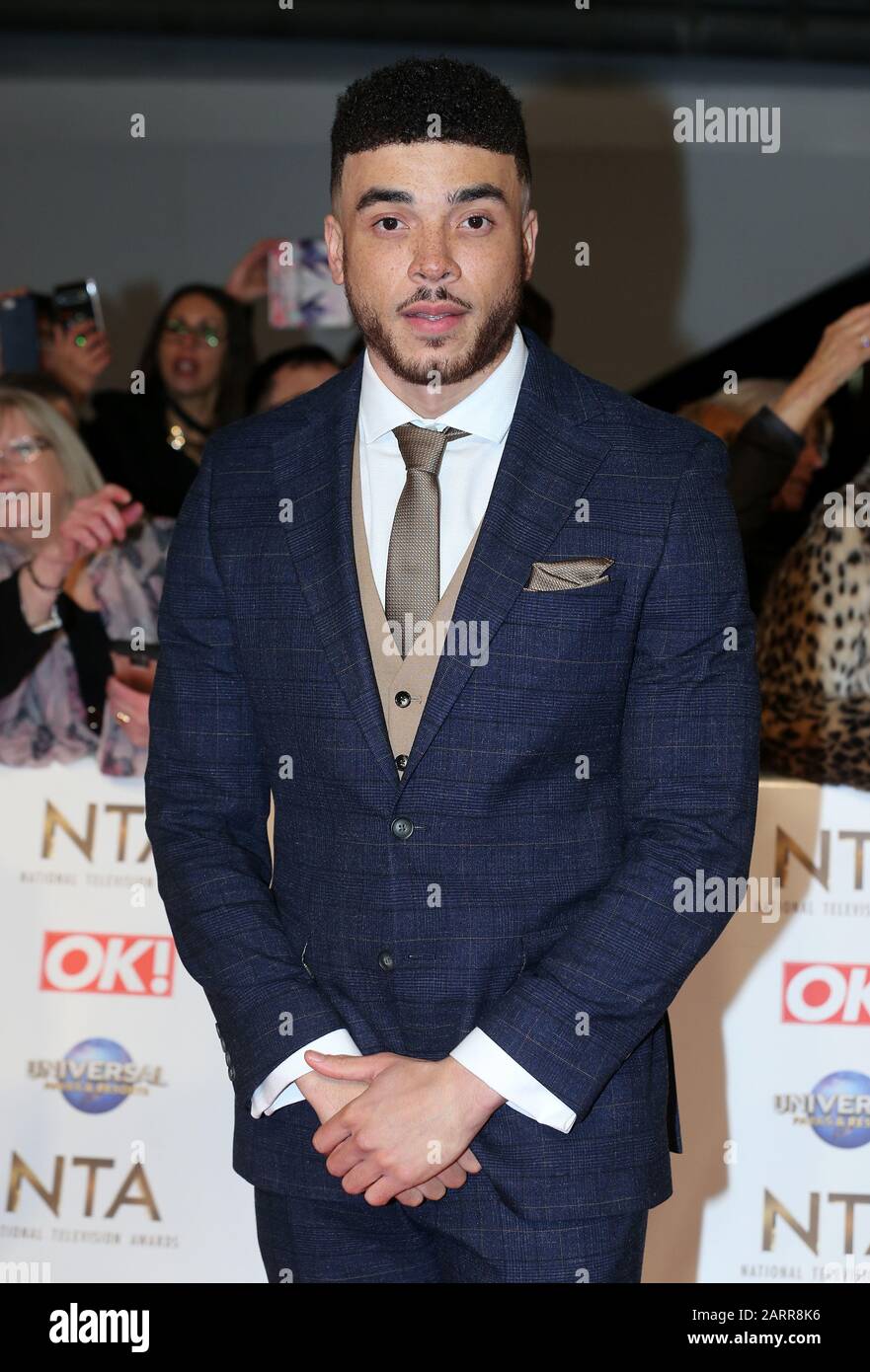 Jurell Carter attending the National Television Awards 2020 held at the ...