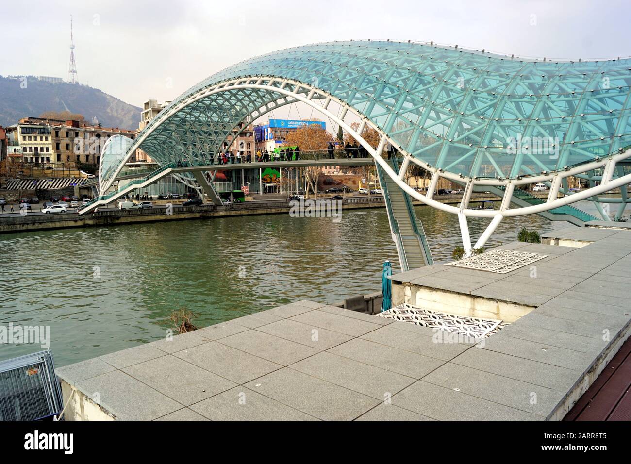 Peace Bridge,Tbilisi, Georgia Stock Photo - Alamy
