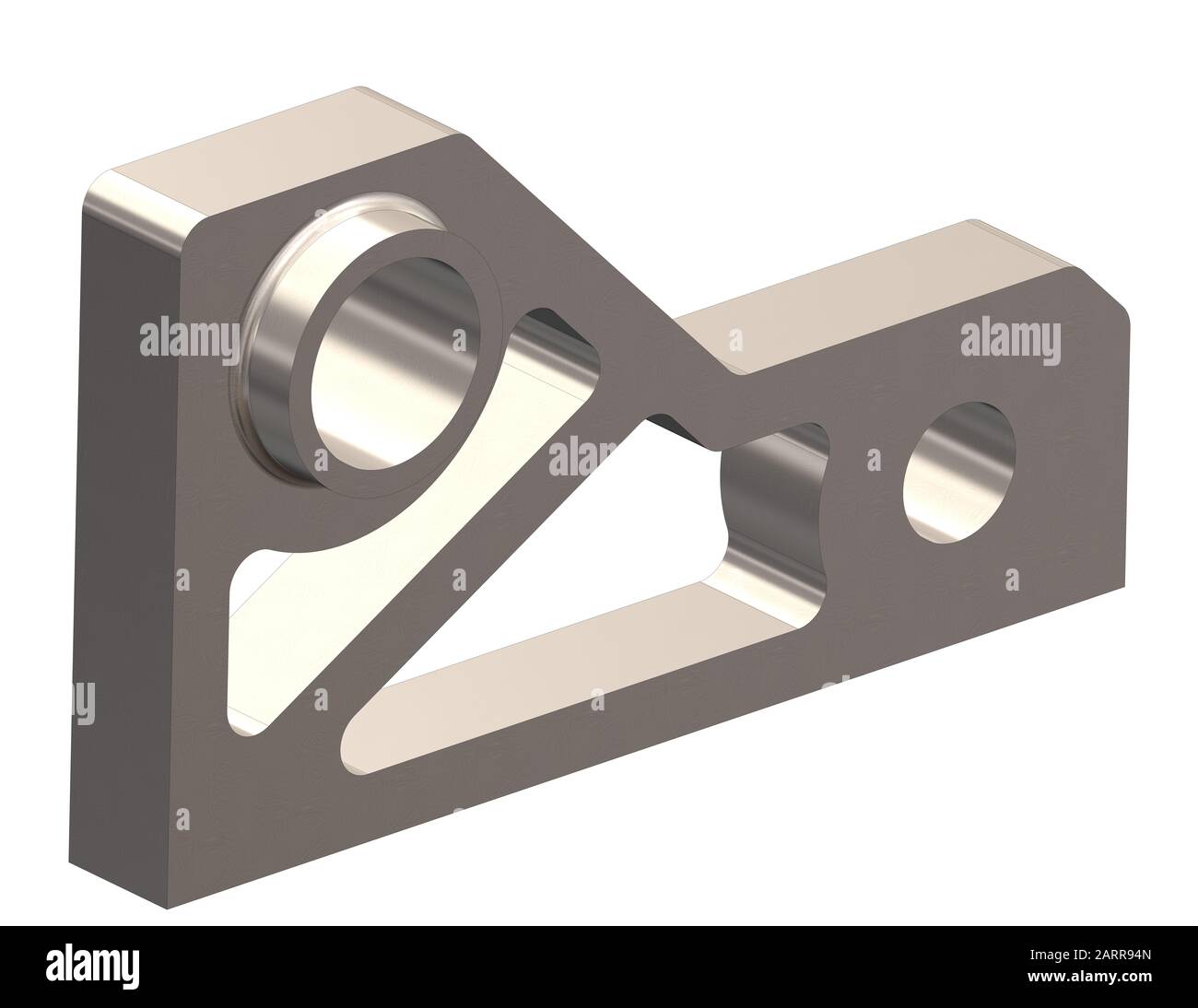 3d image of a mechanical cad part isolated on white Stock Photo - Alamy