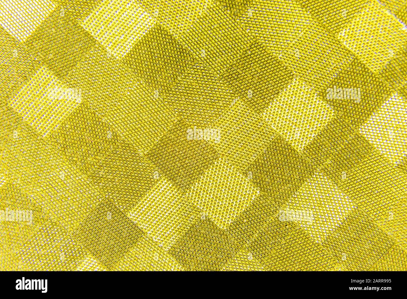 image of yellow golden checkered shiny paper background Stock Photo - Alamy