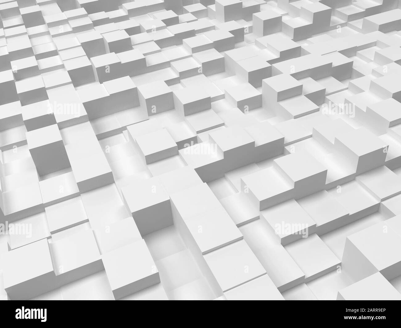 Abstract square background. 3d illustration Stock Photo - Alamy