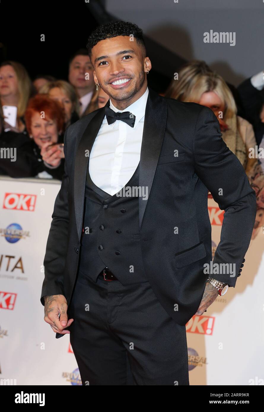 Michael Griffiths attending the National Television Awards 2020 held at ...