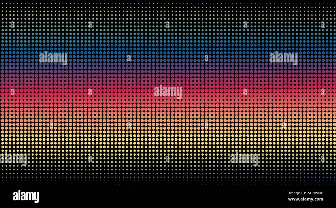 Colorful Halftone Background Design Template, Pop Art, Abstract Dots Pattern Illustration ...