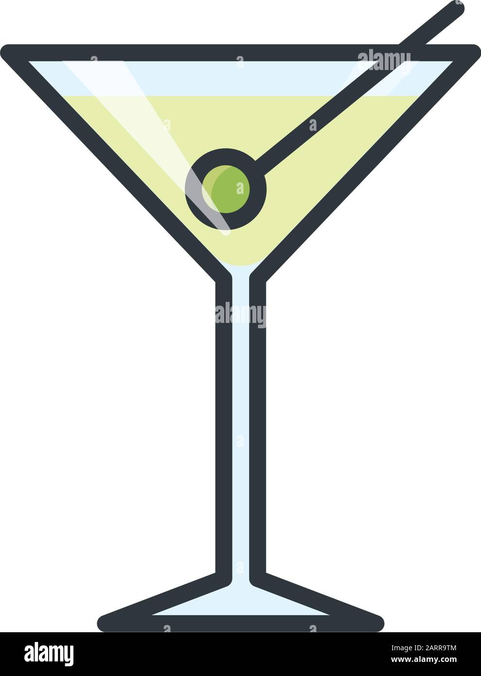 Martini icon hi-res stock photography and images - Alamy