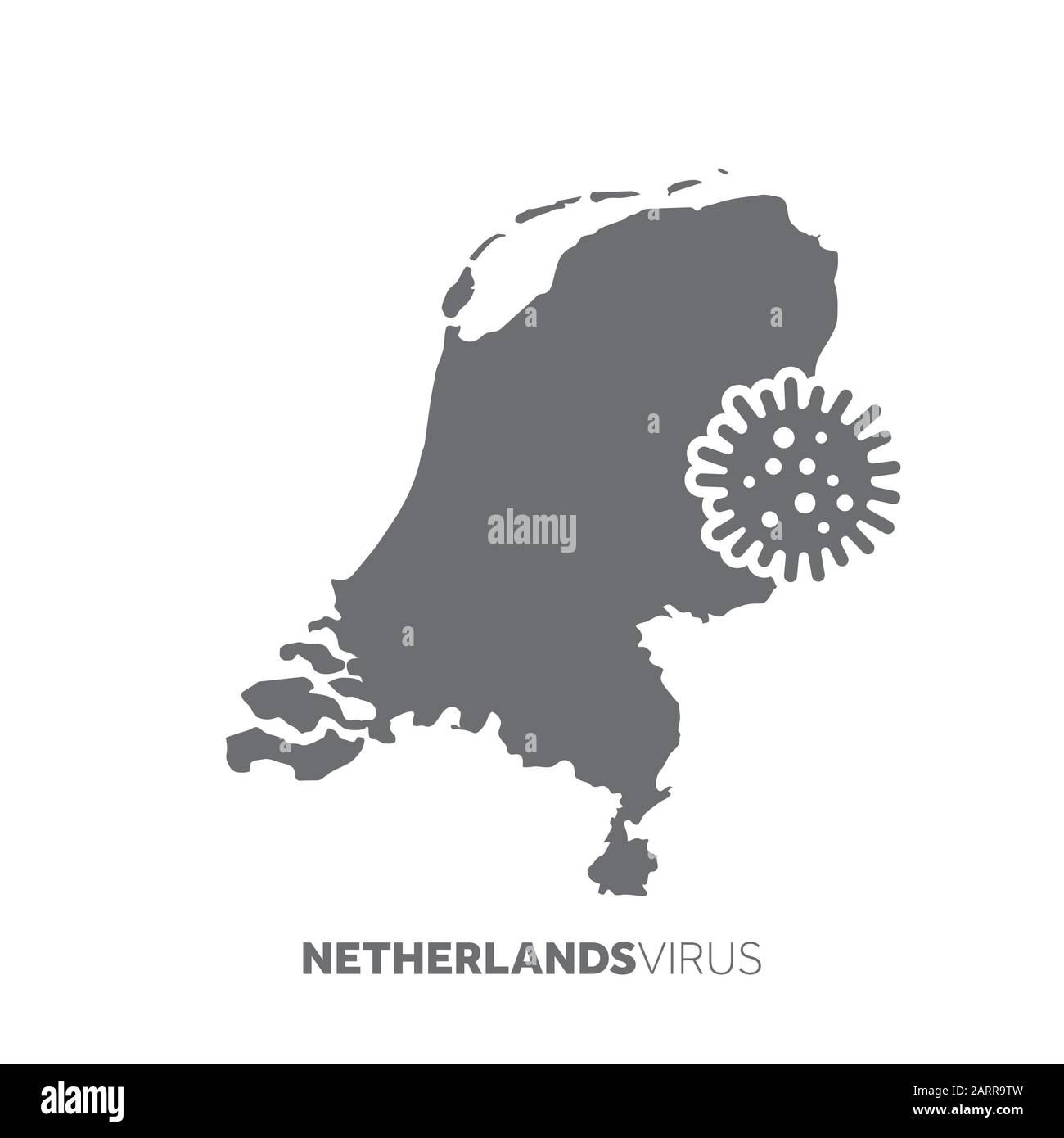The netherlands map Stock Vector Images - Alamy