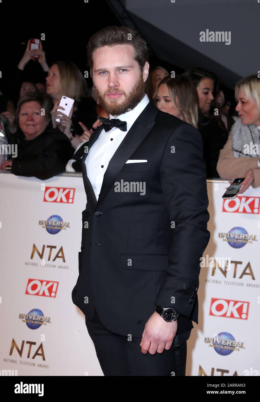 Danny Walters attending the National Television Awards 2020 held at the ...