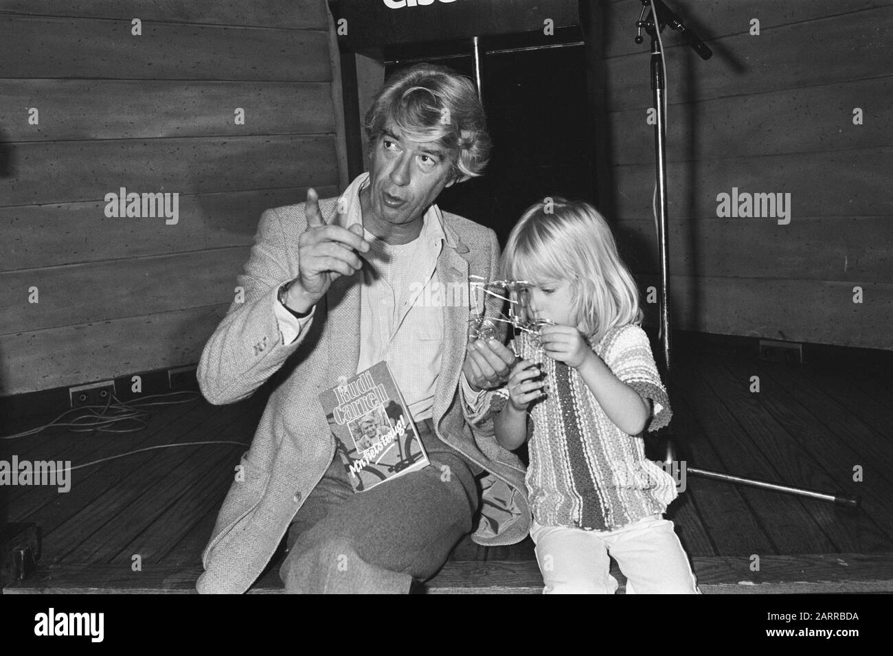 Rudi Carrell presented his book 'My bike back' in Amsterdam; Rudi ...