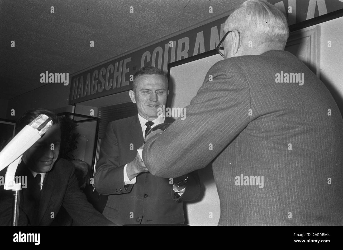 Spacecraft Frank Borman (commander of Apollo 8) in Congress Centre in ...