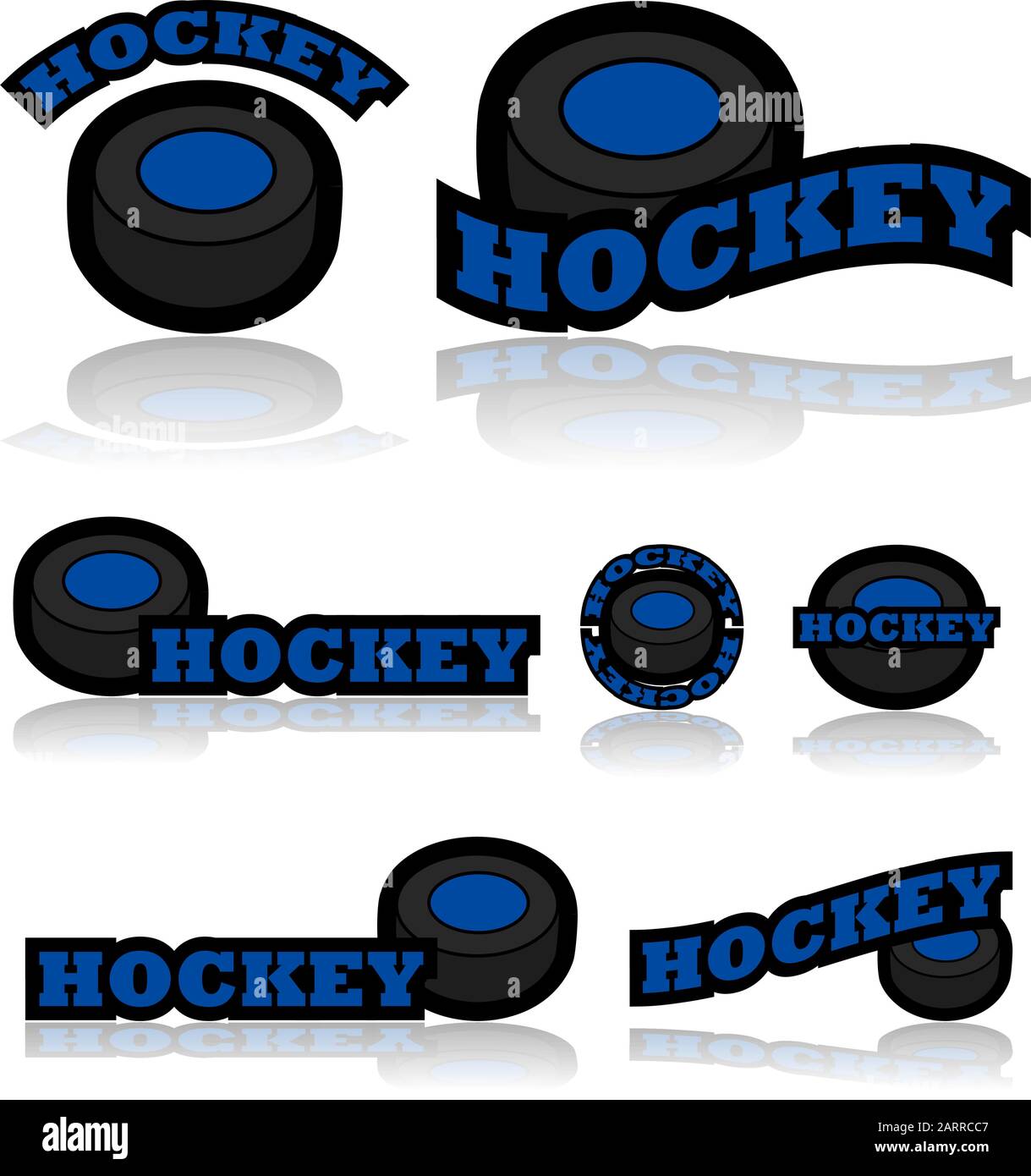 Hockey Puck Stock Vector Images - Alamy