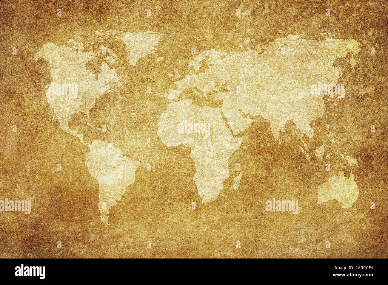 grunge map of the world Stock Photo - Alamy