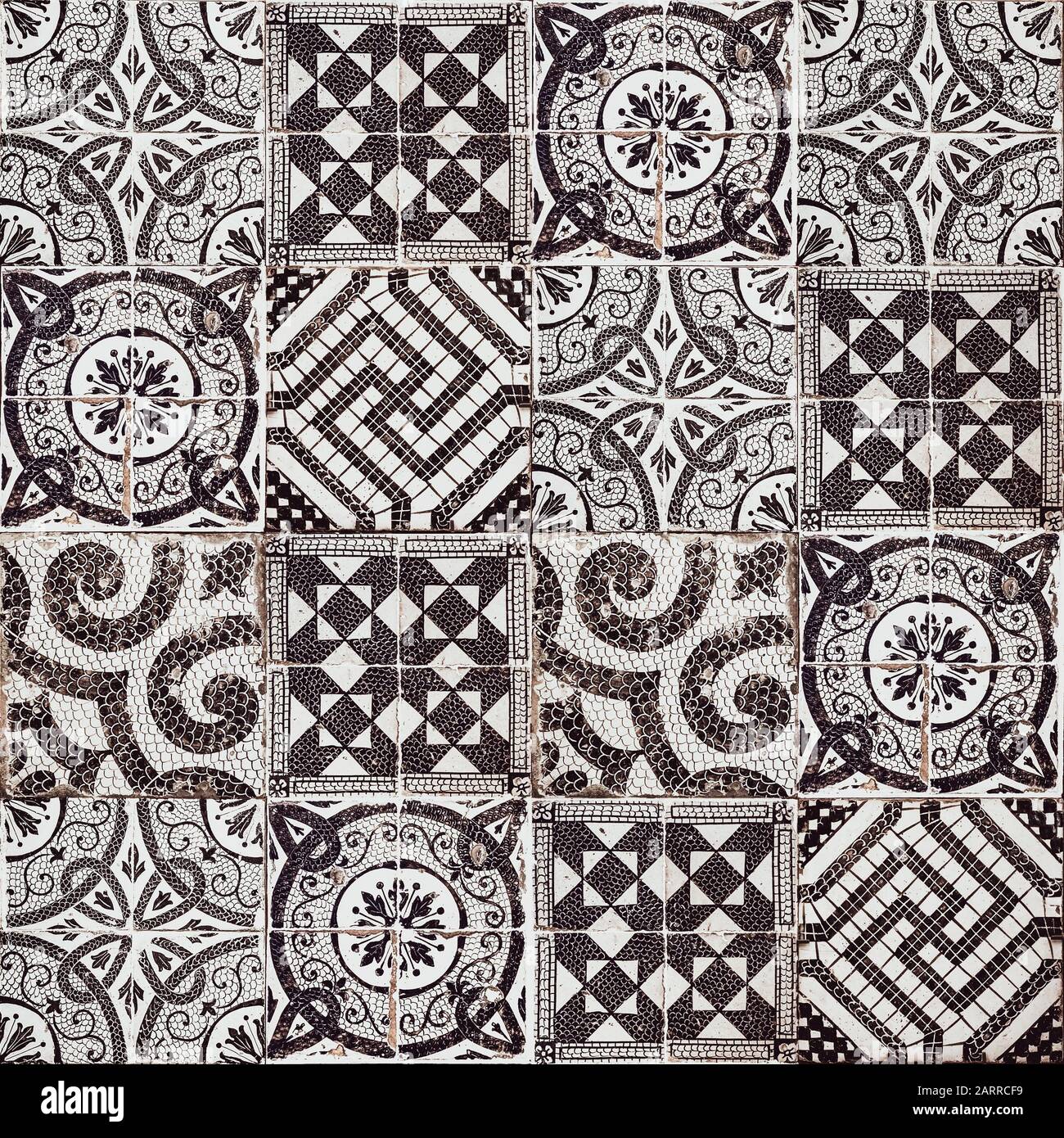 Background of vintage ceramic tiles Stock Photo - Alamy
