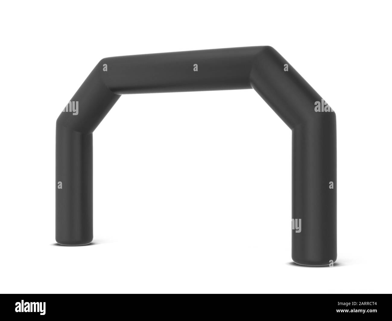 Inflatable promotion arch mock up. 3d illustration isolated on white ...