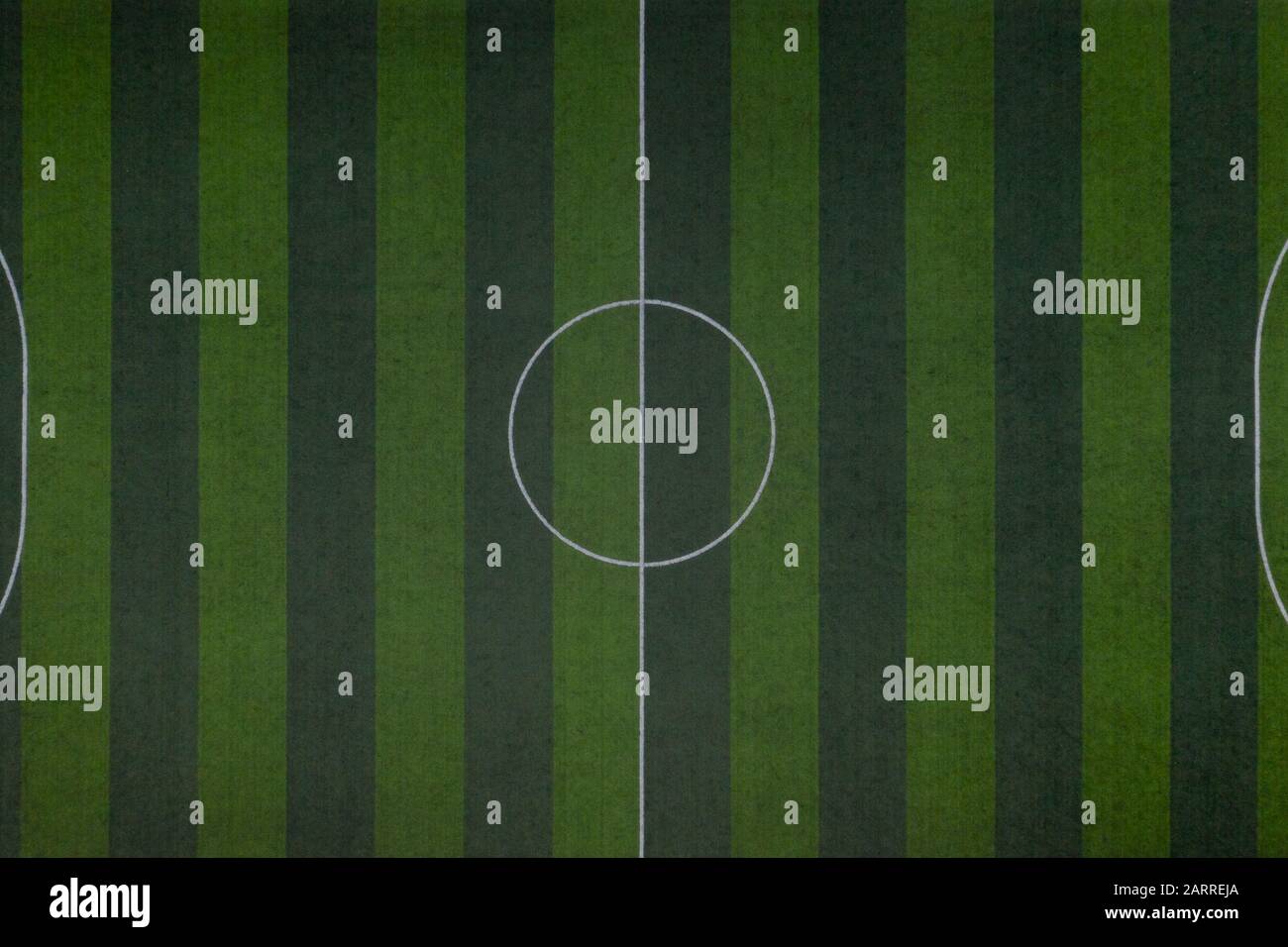 sports field with a football field. Shooting from the drone from above ...