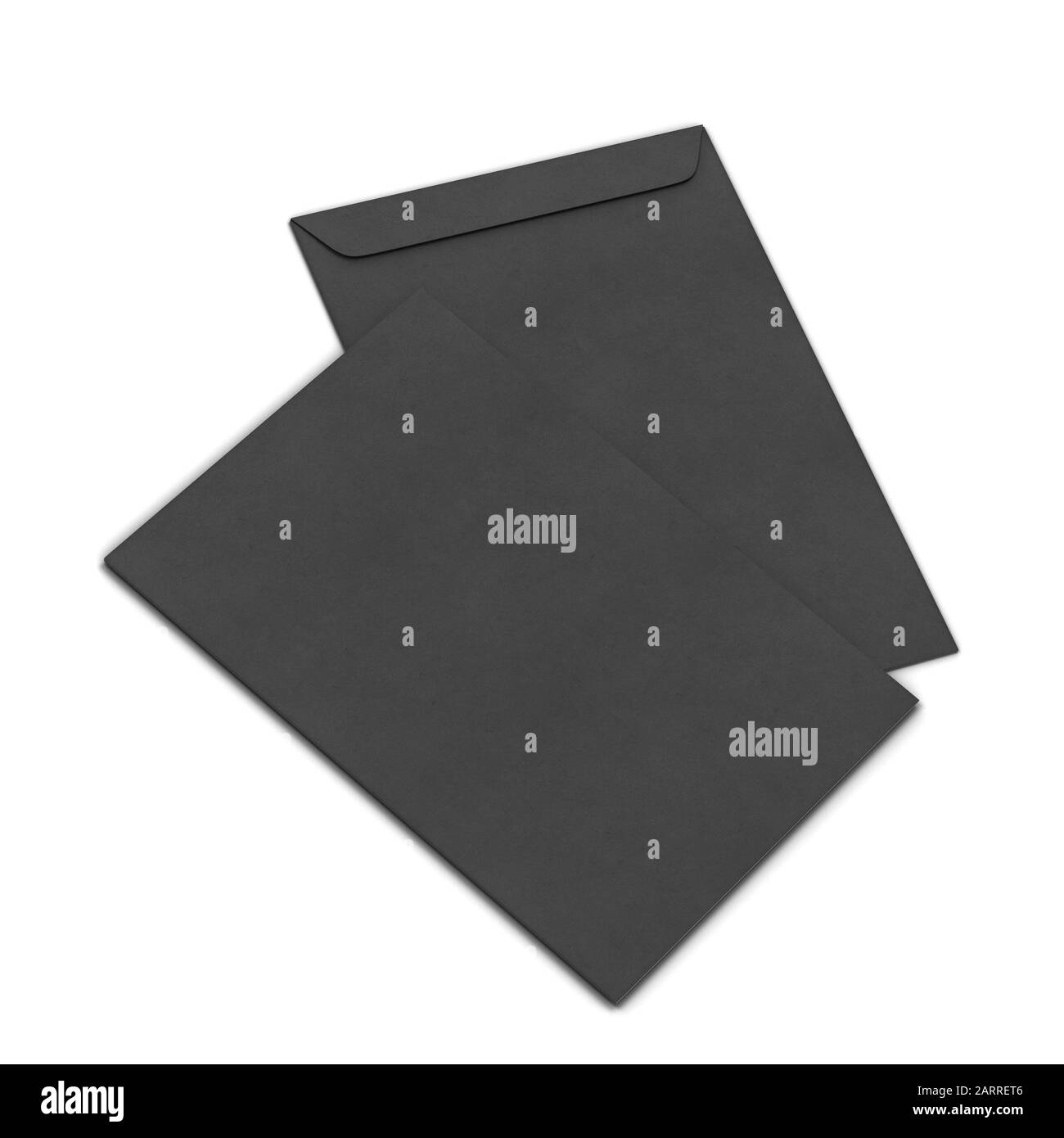 Blank paper c4 envelope. 3d illustration isolated on white background ...