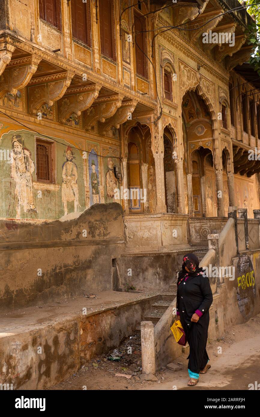 Rajasthani indian women covered face hi-res stock photography and ...