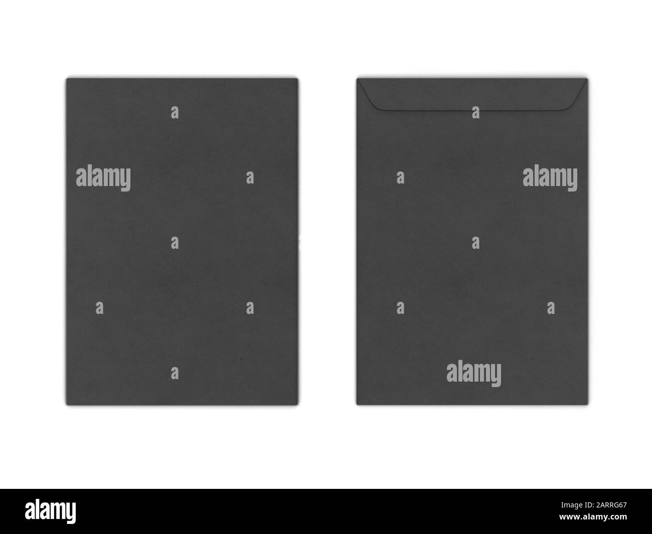 Blank paper c4 envelope. 3d illustration isolated on white background ...