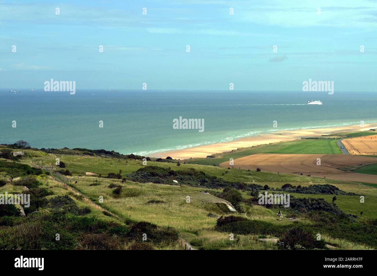 From the hill a splendid view on the sea Stock Photo - Alamy