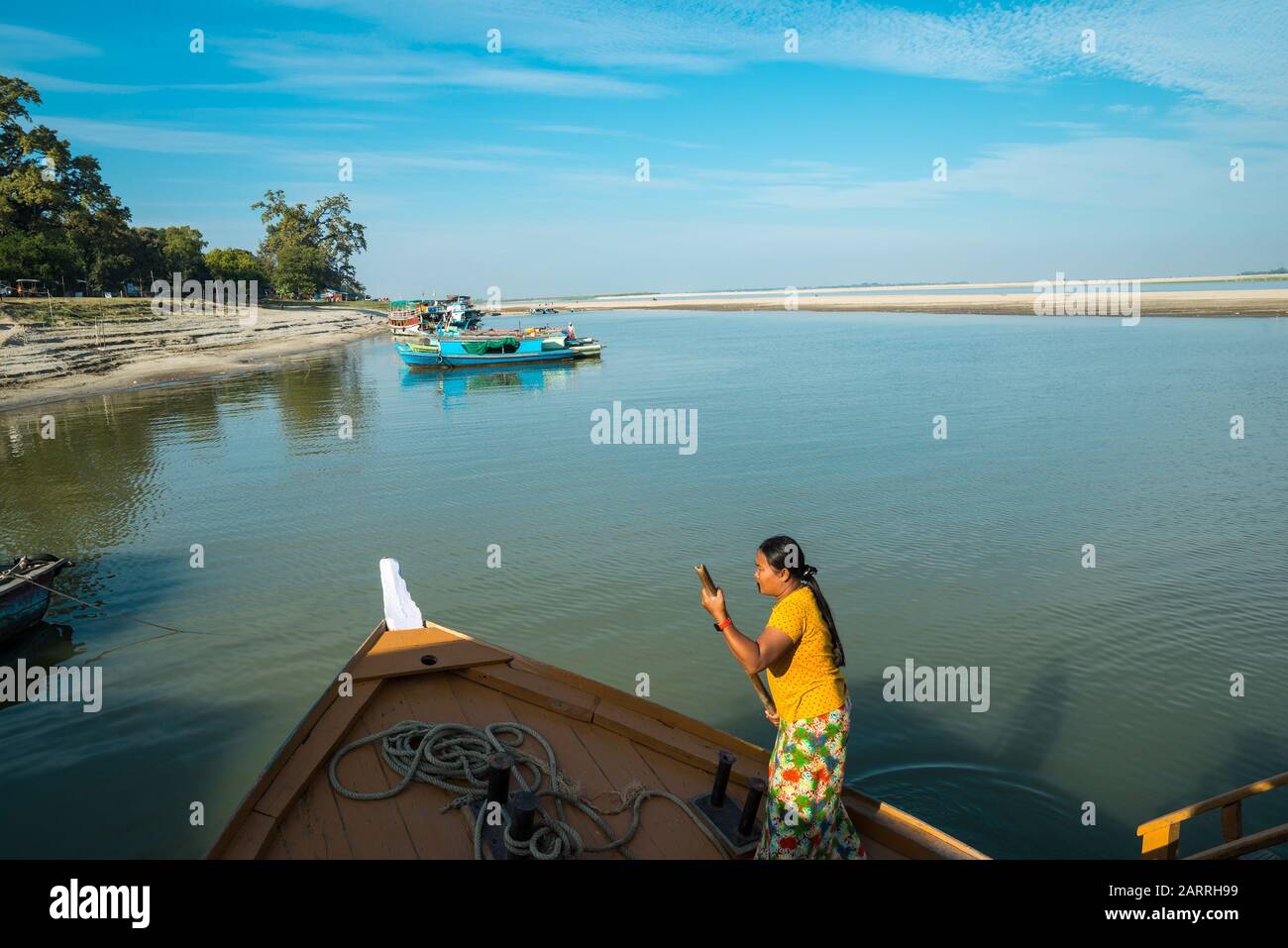 Irrawaddy River, Myanmar, Asia Stock Photo - Alamy
