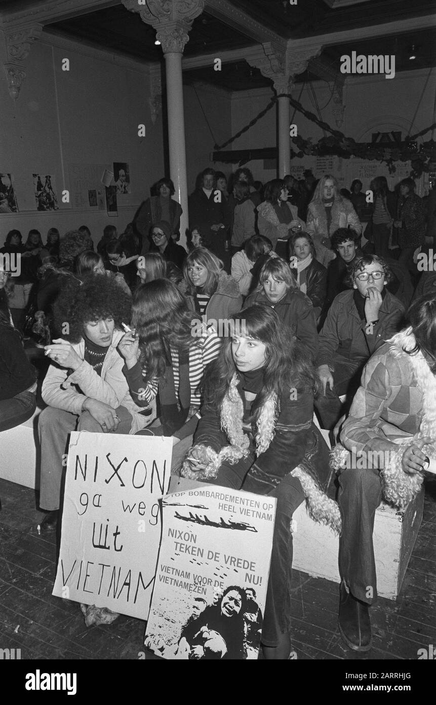 Students strike out protest against war in Vietnam, overview striking ...