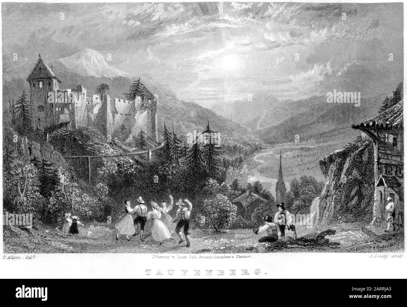 Austrian town in 1800s hi-res stock photography and images - Alamy