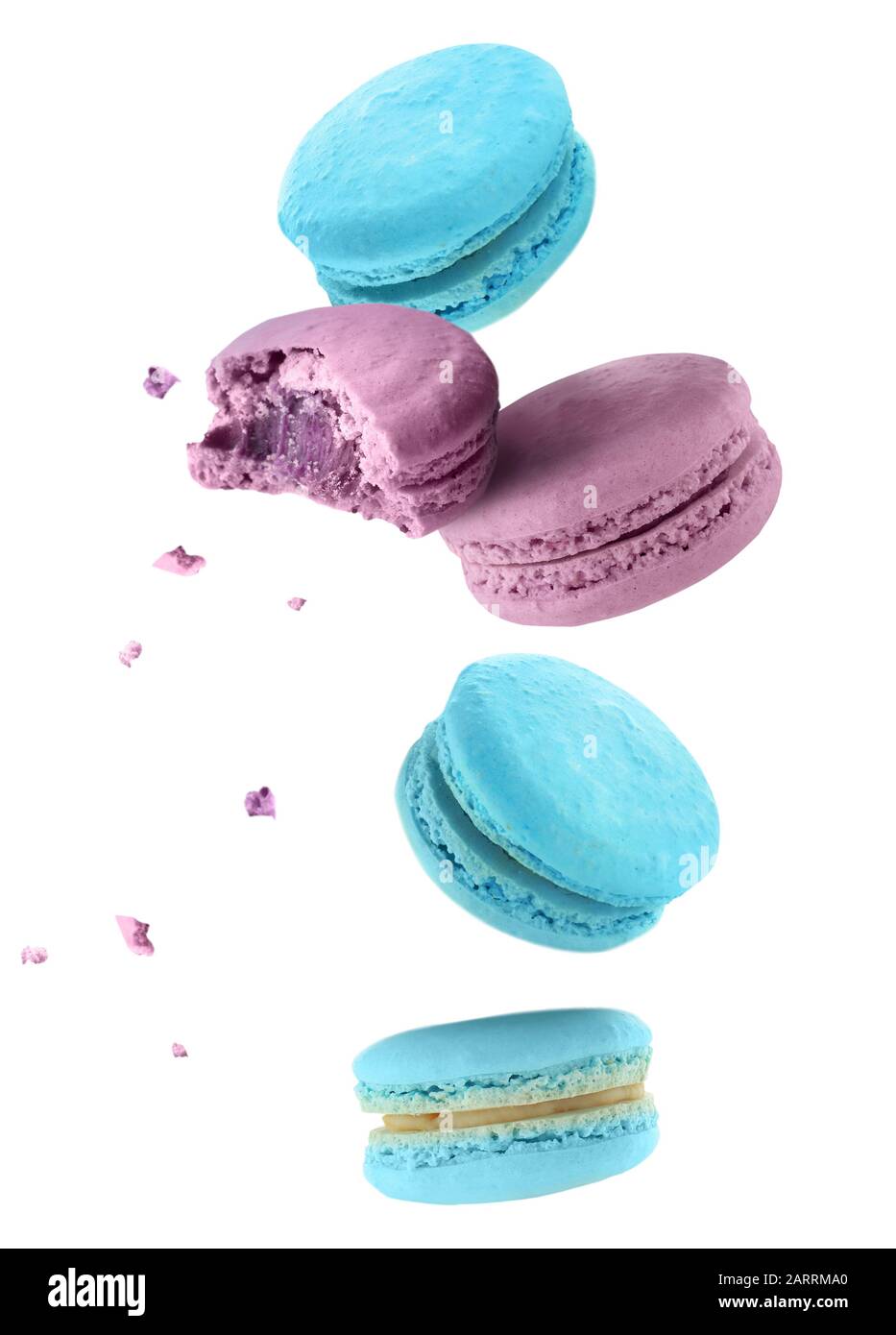 Flying macarons hi-res stock photography and images - Alamy