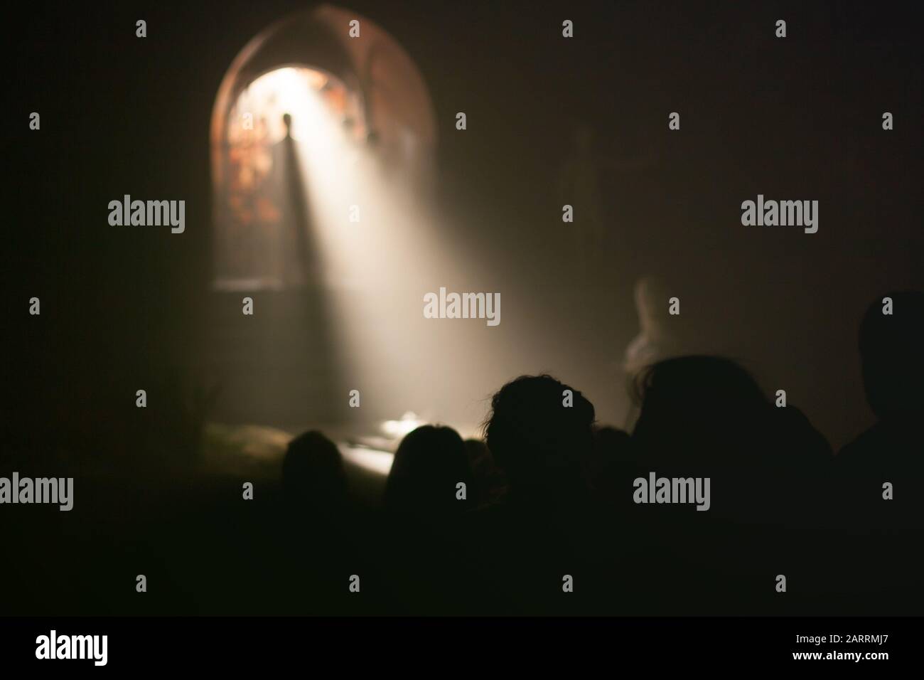 theater audience watching a play Stock Photo - Alamy
