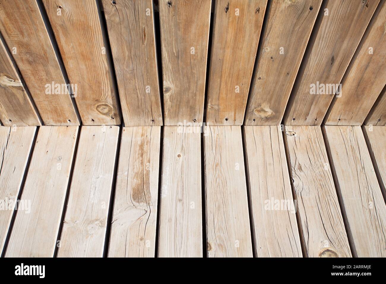 wooden plank background stage above angle view Stock Photo - Alamy