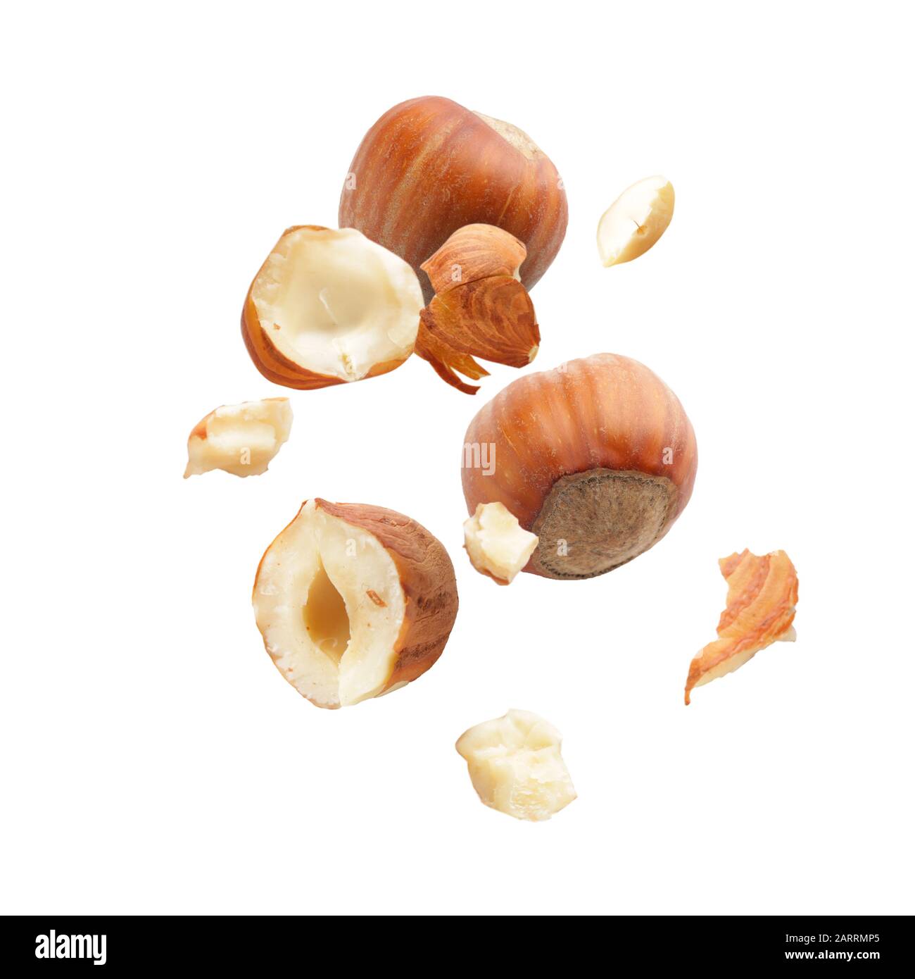 Falling hazelnut Cut Out Stock Images & Pictures - Alamy