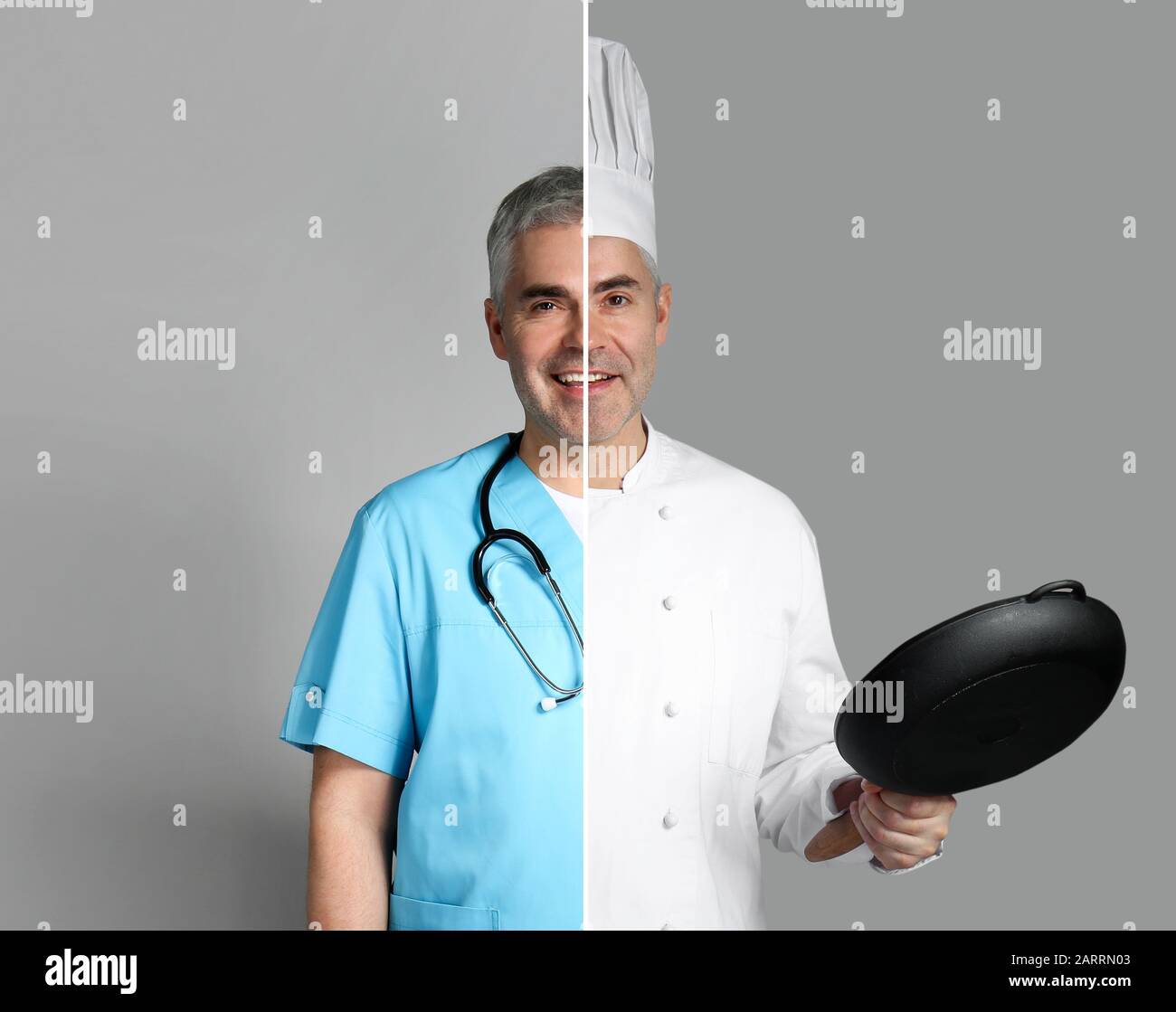 Grey uniforms hi-res stock photography and images - Alamy