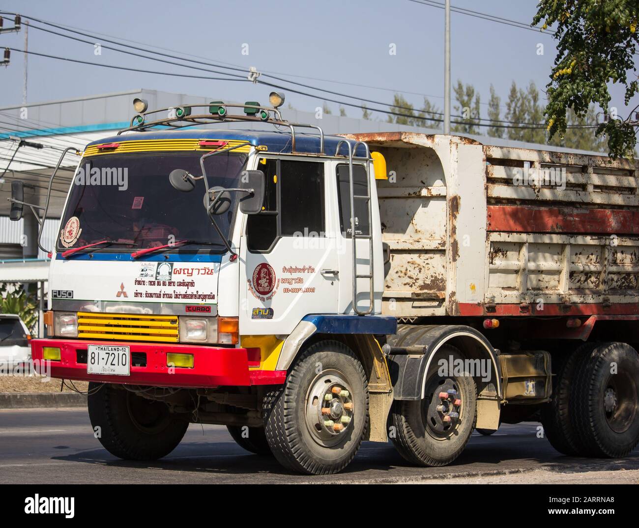 Chiangmai, Thailand - January 17 2020: Mitsubishi Fuso Dump Truck of ...