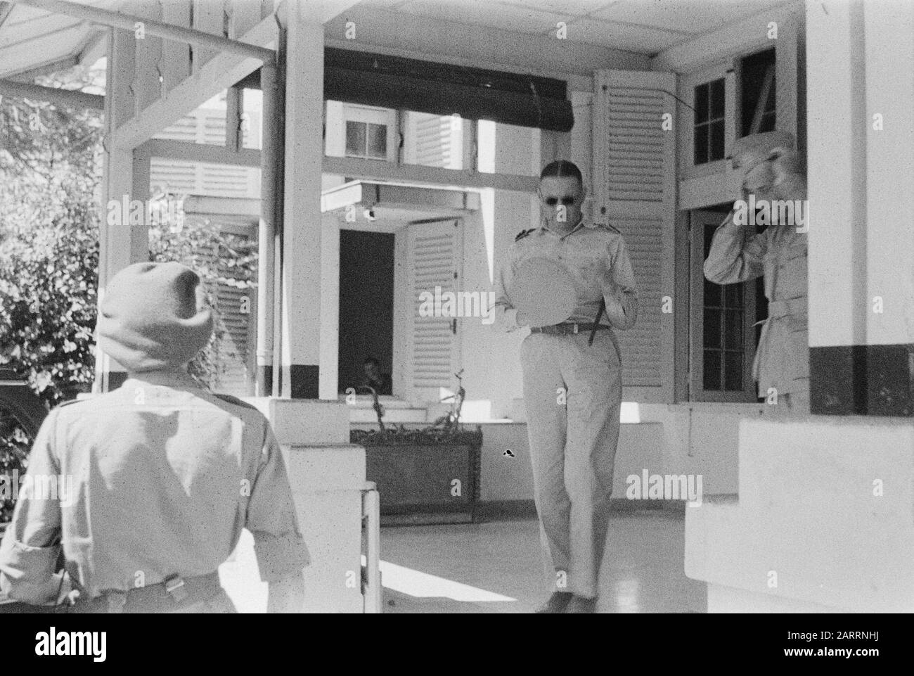 Visit of the army commander S.H. Rail to Semarang S.H. Spoor (with ...