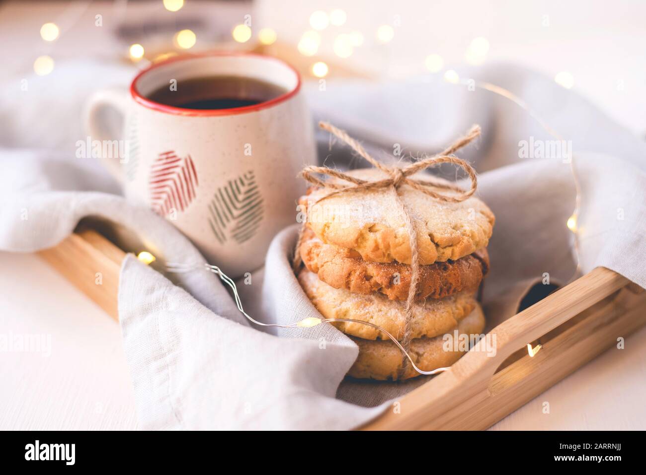 Stack handmade cookies on hi-res stock photography and images - Alamy
