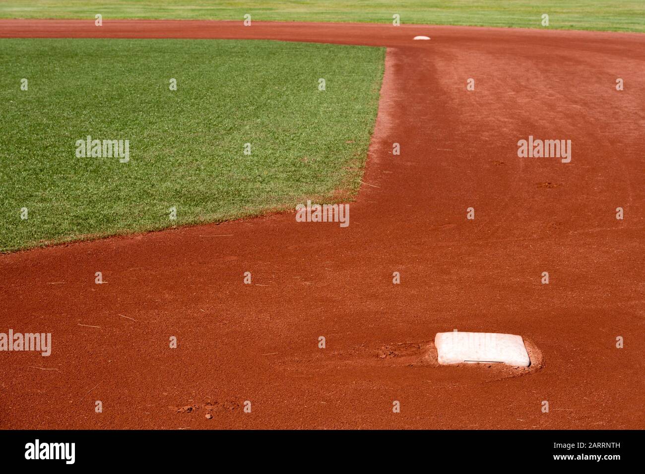 Baseball First Base and Scound Base Stock Photo - Alamy