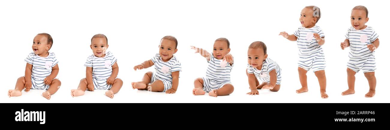 African American Toddler Walking