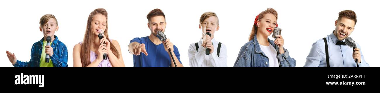 Vocal group singers pop hi-res stock photography and images - Alamy