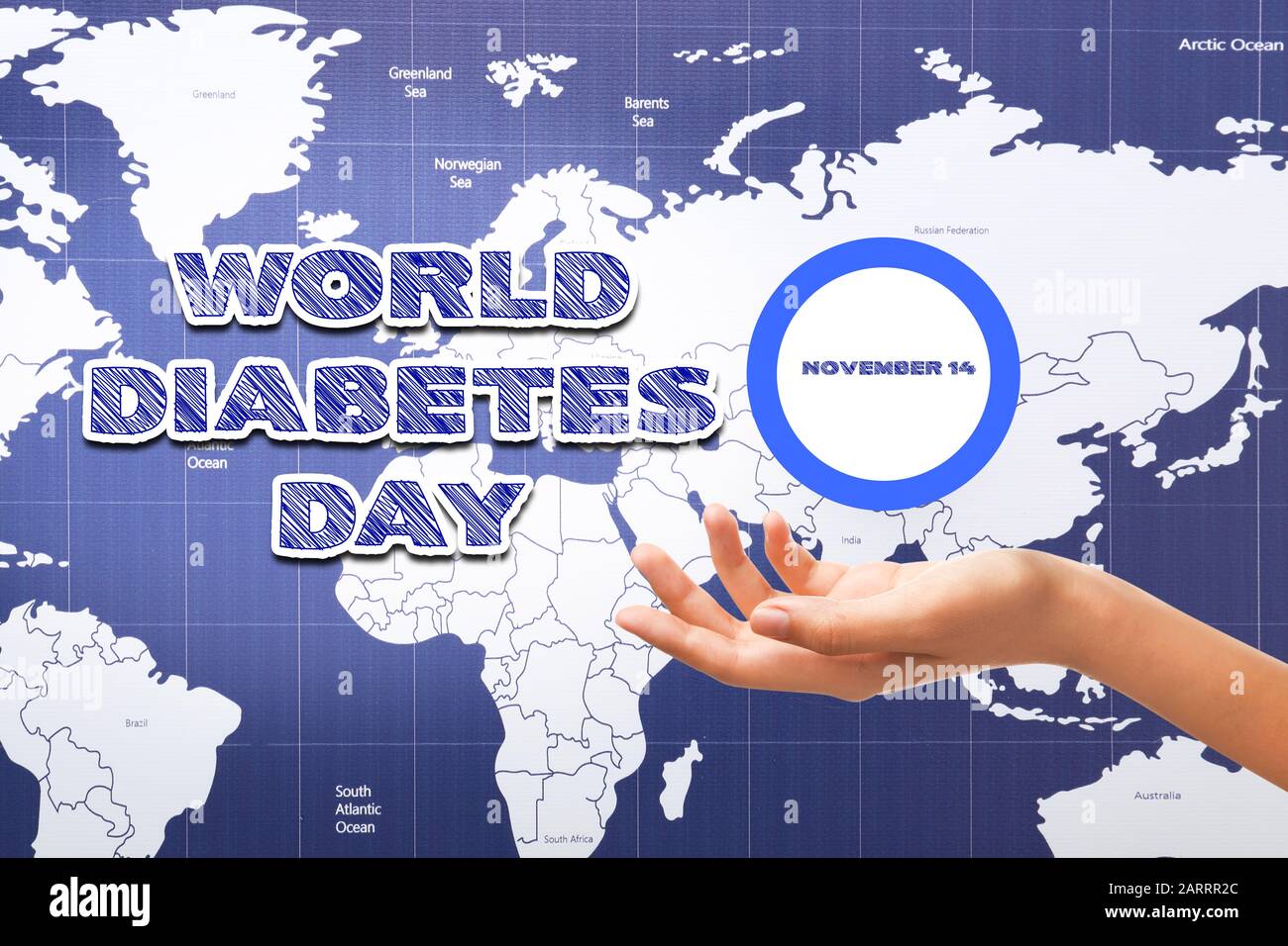 World diabetes map hi-res stock photography and images - Alamy