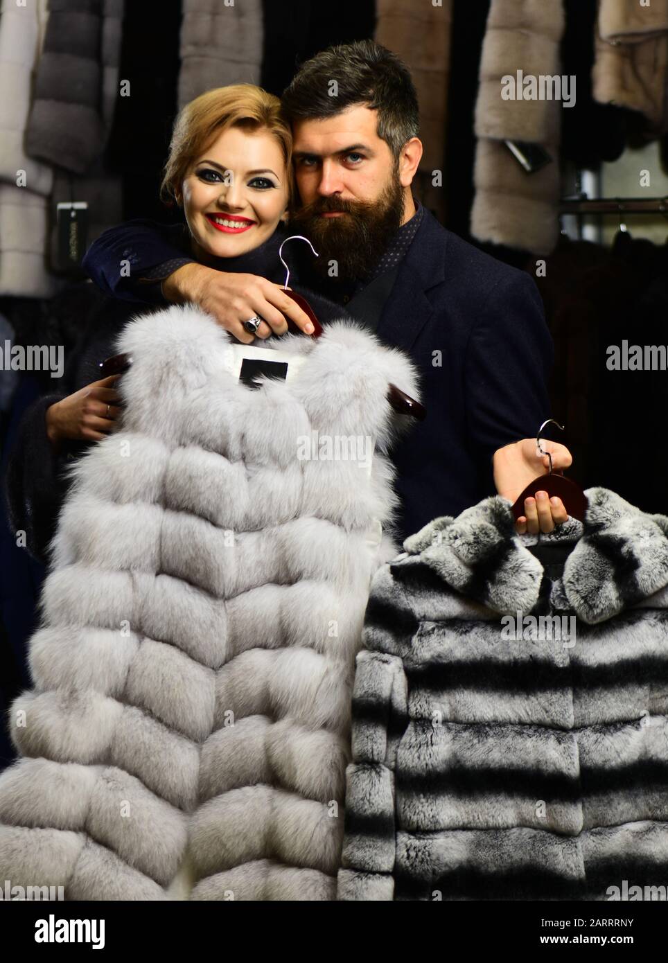 Fur coats mink sable hi-res stock photography and images - Alamy