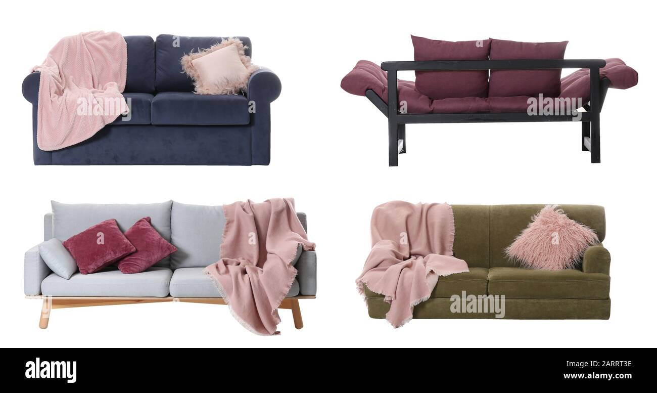 Modern sofas Cut Out Stock Images & Pictures - Alamy